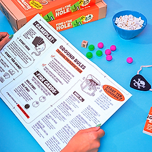 Fire in The Hole! The Pirate Adventure Board Game for the Whole Family. Sustainable Tabletop Strategy Game for Kids, Adults, Halloween, Christmas, Thanksgiving, Birthdays, Game Night Gift, 2 4 Players