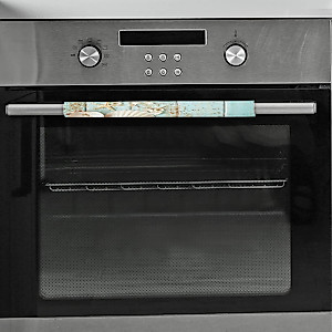 Refrigerator Door Handle Covers Set of 2 Summer Beach Wood Texture Washable Fridge Dishwasher Mocrowave Oven Door Decor Protector Handle Cover Keep Your Kitchen Appliance Clean from Food Stains