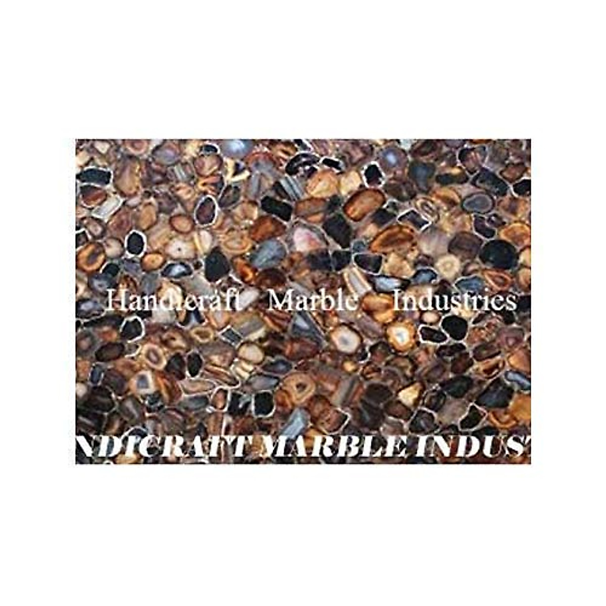 36"x24" Mix Multi Colour Agate Table Top Rectangular Table, Center Table, Coffee Table, Patio Table, Hallway Table, Living Room Furniture