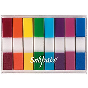 Snopake Index Tab PageMarkers with Colour Coded Tips 45 x 8 mm - 160 Tabs - Assorted [Ref: 15845]