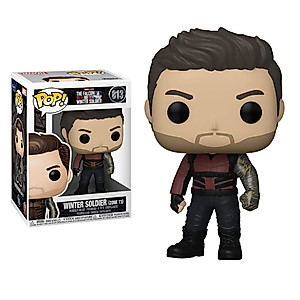 Winter Soldier (Zone 73) Funko Pop Protector Bundle - Marvel: Falcon and The Winter Soldier - Winter Soldier (Zone 73) Pop Figurine 3.75 Inch with Clear Plastic Pop Protector Case