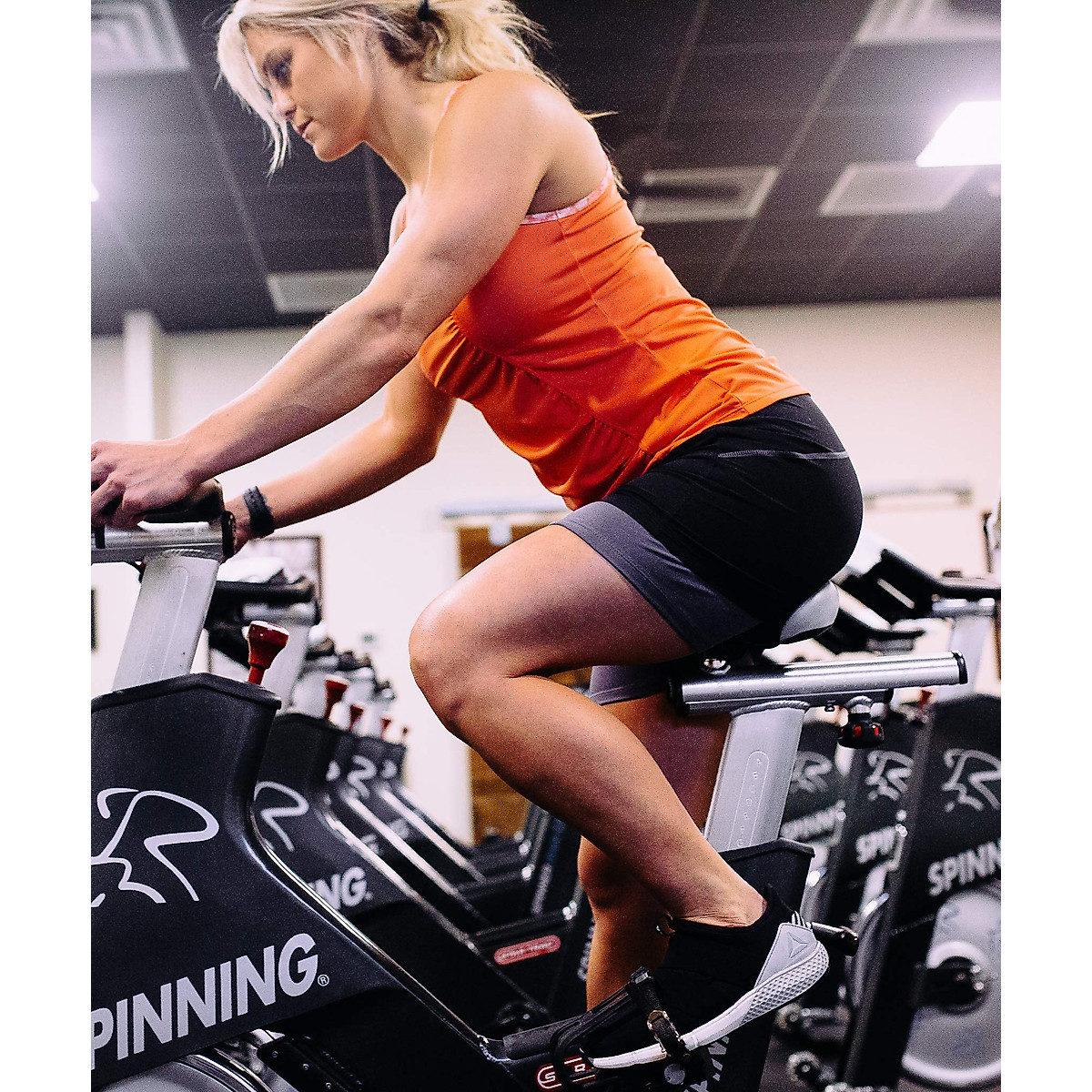 Alex + Abby Women's Plus-Size Pursuit Skort - Golf Tennis Run 2X Black/Steel