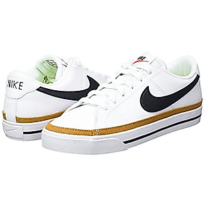 Nike Womens Court Legacy (White Black Desert Ochre, us_Footwear_Size_System, Adult, Women, Numeric, Medium, Numeric_9)
