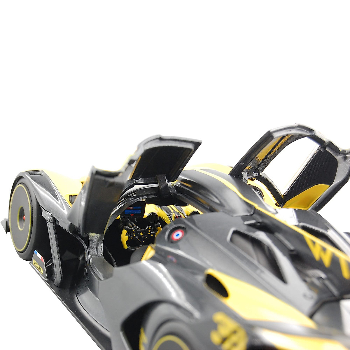 Bburago Bugatti Bolide Diecast Model Car 11047 Black Yellow