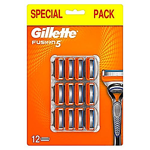 Gilette Fusion5 Razor 12 Blades for Men
