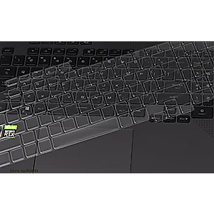 ZHAFG for Asus ROG Strix G17 G713 G713Q G713QR G713QM G713 QR QM 17.3 inch Gaming Laptop High Clear TPU Keyboard Cover Protector Skin (Size : TPU)