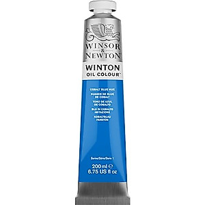 Winsor & Newton Winton Oil Color, 200ml (6.75-oz) Tube, Cobalt Blue Hue