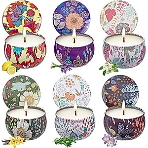 Scented Candles Gift Set for Women, 6 Pack Aromatherapy Candles for Home Scented, Natural Soy Wax Candles with Fragrance, Stress Relief, Gift for Birthday, Mother's Day, Christmas
