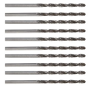 10pc High Speed Steel Twist Drill Wire Size 62 (0.97mm / 0.038in) Jewelry Tools