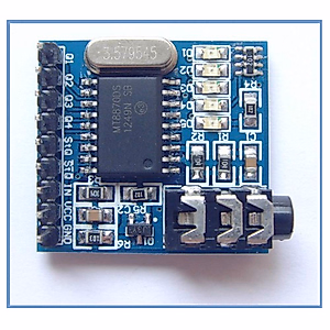 KOOBOOK 5Pcs MT8870 DTMF Voice Decoder Decoding Module Telephone/Audio Decoder Speech Module for Arduino