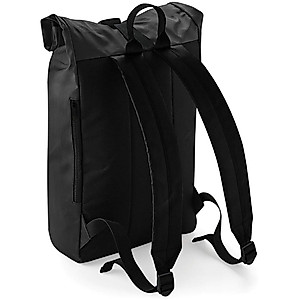 BagBase Tarp Waterproof Roll-Top Backpack (One Size) (Black)