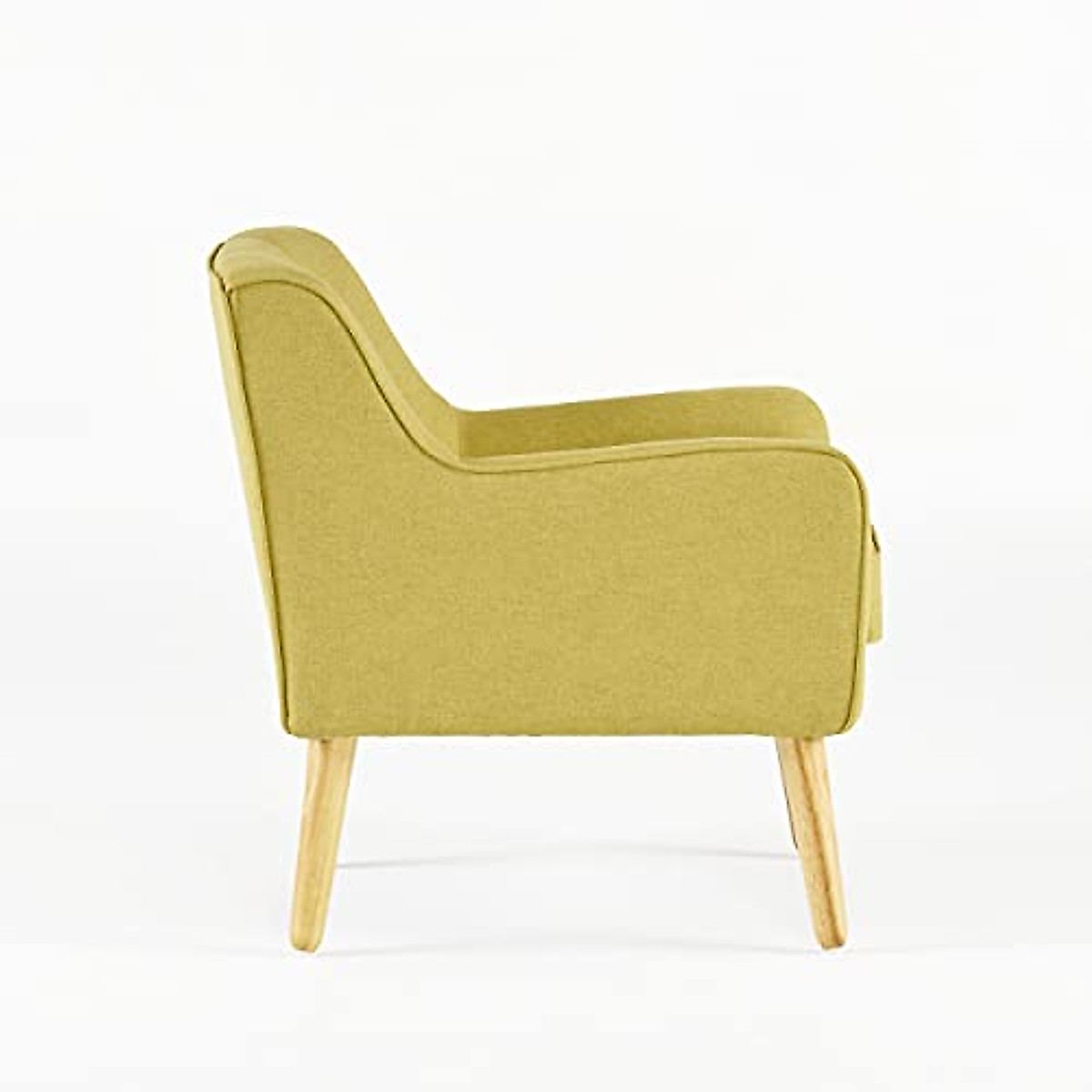 Christopher Knight Home Felicity Mid-Century Fabric Arm Chair, Wasabi