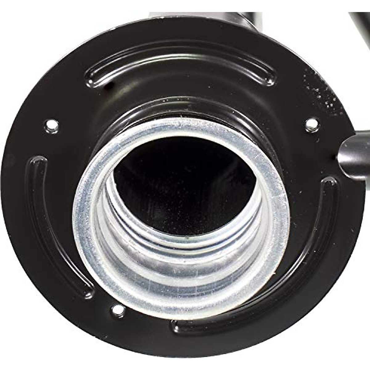 APDTY 688839 Gas Tank Fuel Filler Neck Tube Steel Pipe Compatible With 1999-2010 Ford F250 F350 F450 Super Duty Pickup w/Diesel Engine (96" INCH Bed Length; Black Powder Coated; Replaces 8C3Z9034KF,