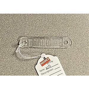 NAHANCO NS2 Rubber Non-Slip Grip Strip for Hangers, Removable, 4", Clear (Pack of 200)