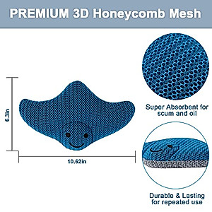 Hot Tub Scum Absorber Spa Cleaner, Reusable Oil Absorbing Sponge for Pool, Hot Tub, SPA, Absorbs Scum,Oil, Slime and Grimes, Must Have Hot Tub Cleaning Accessories for Adults and Kids(2 pack）