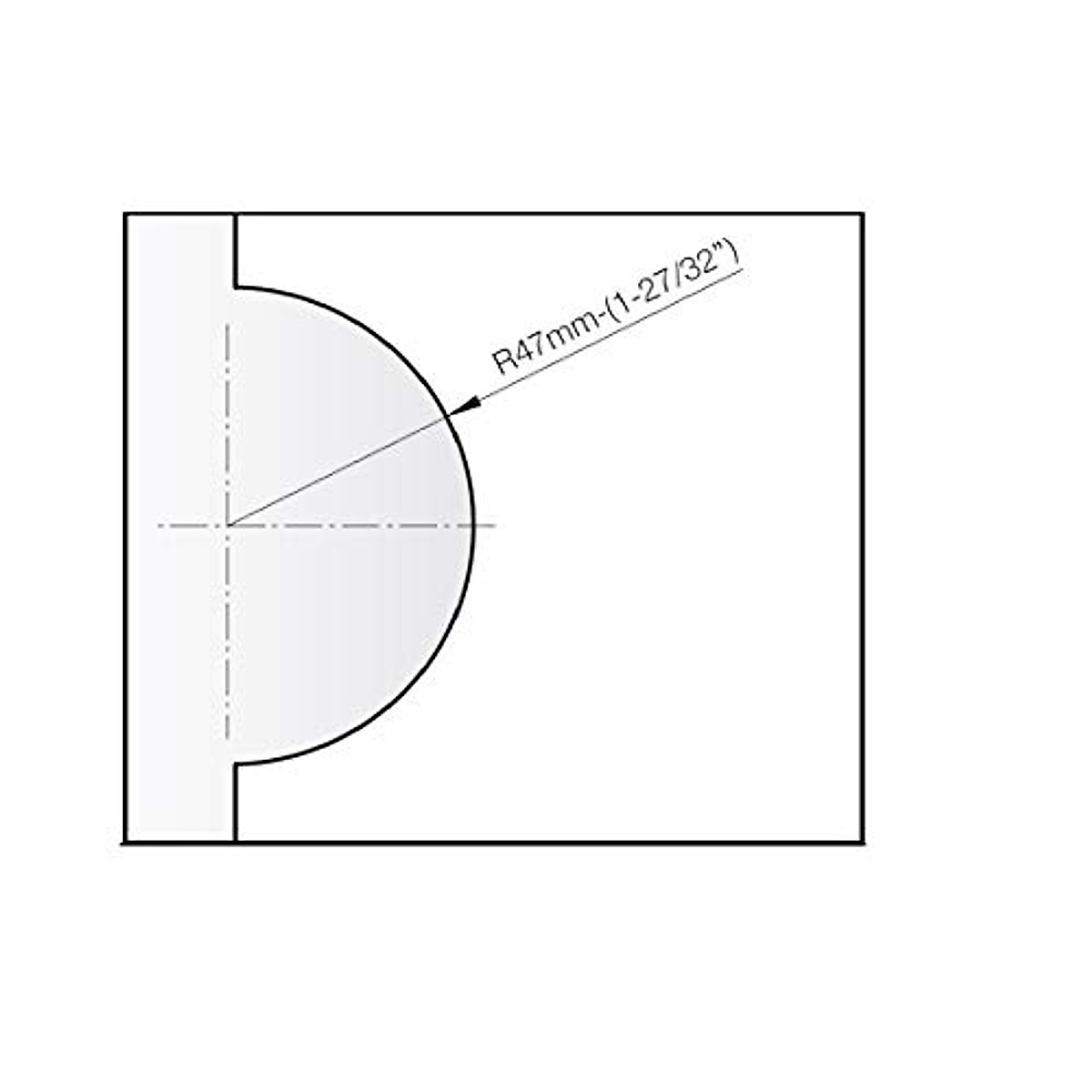 Sugatsune, Lamp DSI-3250-45 Door Hardware, 304 Stainless Steel, Satin
