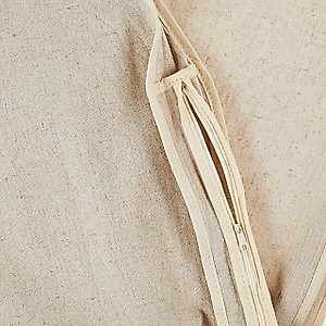 Whitmor Zippered Garment Bag Natural Linen