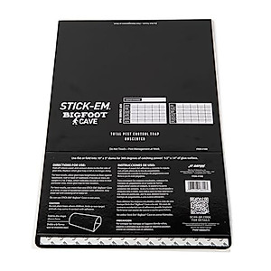 JT Eaton 188BULK Stick-Em Bigfoot Cave Glue Trap for Rodents, Snakes, and Other Pests, Bulk Pack (Case of 24)