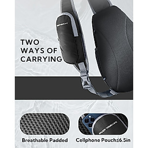 WATERFLY Crossbody Sling Bag Small Water Resistant Backpack Lightweight Shoulder Chest Daypack for Men Women Hiking Travel