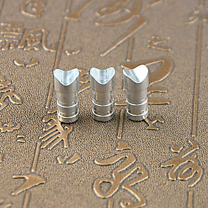 AMEYXGS 30 pcs Archery Crossbow Arrow Nocks Half Moon Arrow Tails Suitable for DIY Arrow Shaft ID 7.6/6.2mm Crossbow Arrow Shaft (ID:6.2mm)