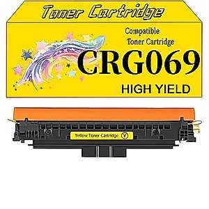 Compatible Toner Cartridge 069 CRG069 CRG-069 Replacement for Canon I-SENSYS LBP673Cdw MF752Cdw MF754Cdw MF750 069 (Yellow)