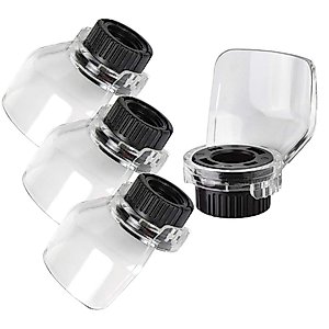 Yakamoz Pack of 4pcs Rotary Tool Shield Metal Cutting Sanding Polishing Debris and Sparks Redirect Cover Attachment Kit Accessories for Rotary Grinder Tools 3000 4000 8200 8220