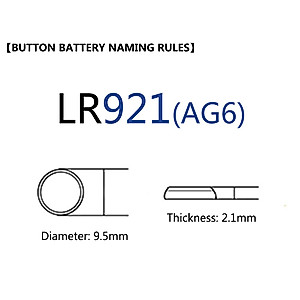 SKOANBE 10PCS 1.5V 371 370 SR920SW LR921 AG6 Button Coin Cell Watch Battery