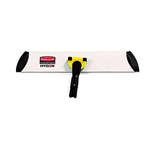 Rubbermaid Commercial Products, Lightweight HYGEN Quick-Connect Mop Frame for Wet or Dry/Dust Pads, 17 Inch, FGQ56000YL00