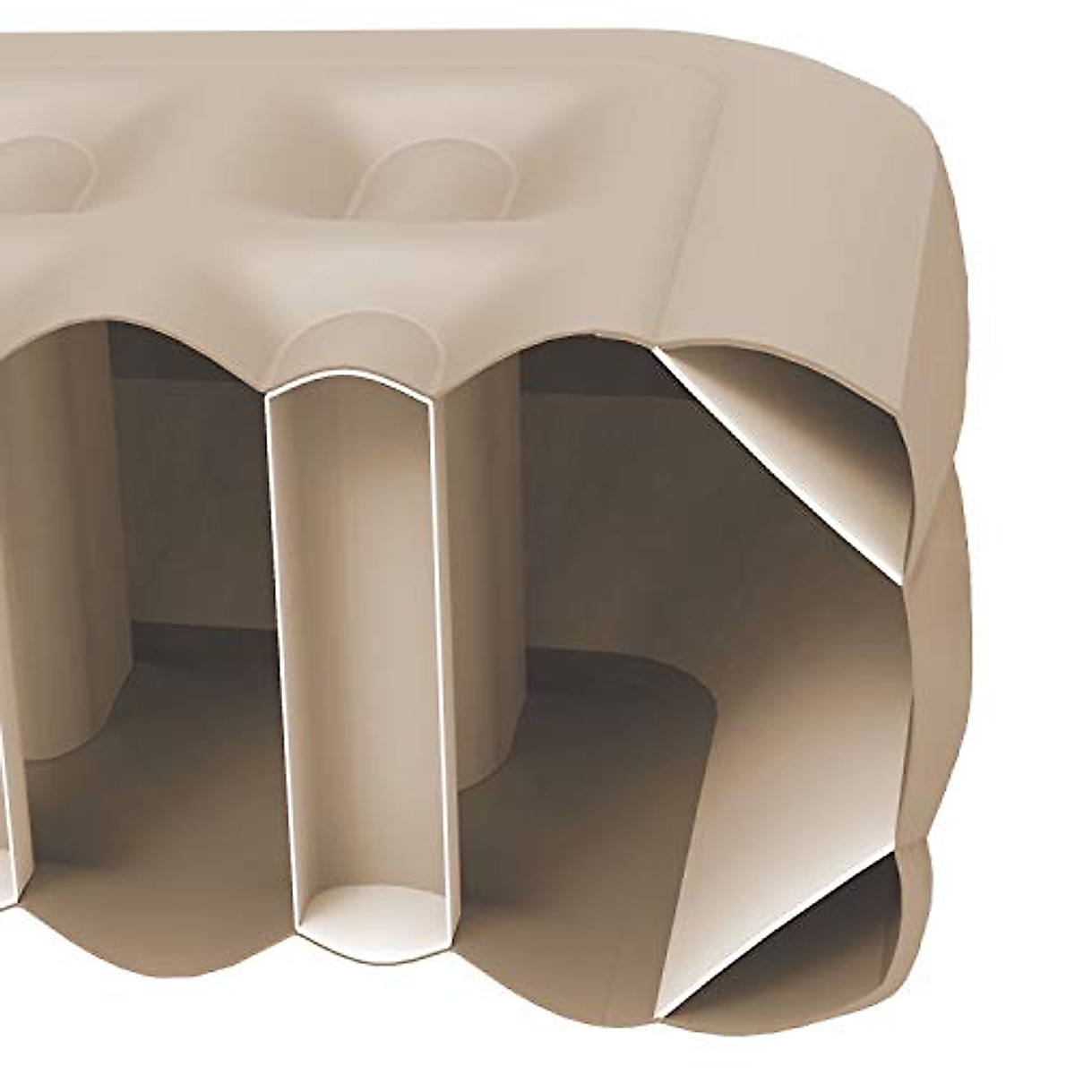 Coleman SupportRest Elite PillowStop Double-High Airbed , Grey/Stripe, Queen