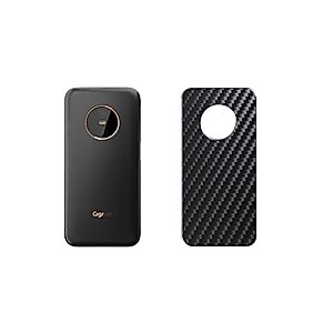 Puccy 2 Pack Back Protector Film, compatible with GIGASET GX6 PRO Black Carbon Fiber Guard Cover Skin （ Not Tempered Glass Front Screen Protectors ）