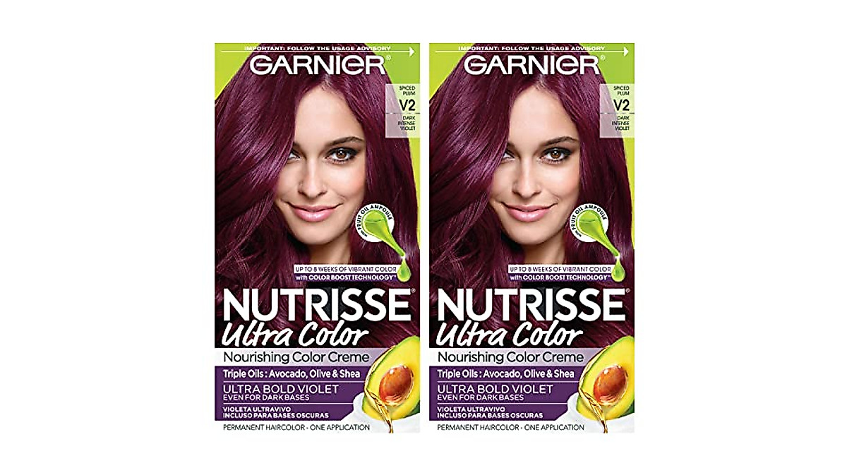 Garnier Nutrisse Ultra Color Violet Hair Dye | Long-Lasting Nourishing ...
