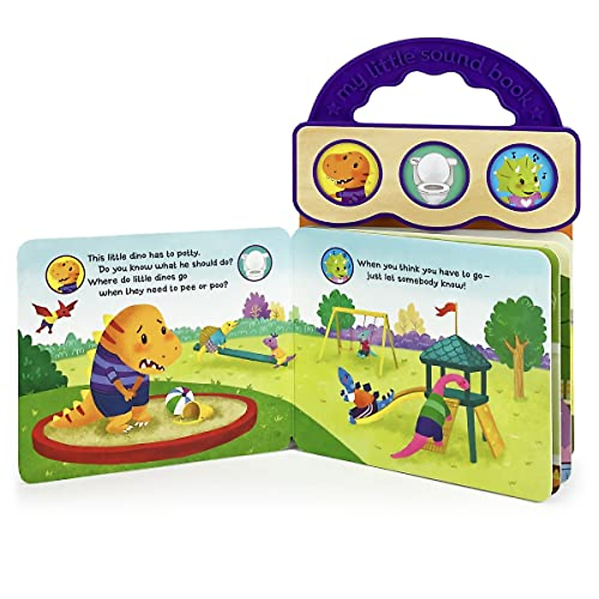 This Little Dino Has to Potty: Children's Toilet Training Sound Book for Dinosaur Fans (Interactive Potty Training Take-along Early Bird Children's Sound Book)