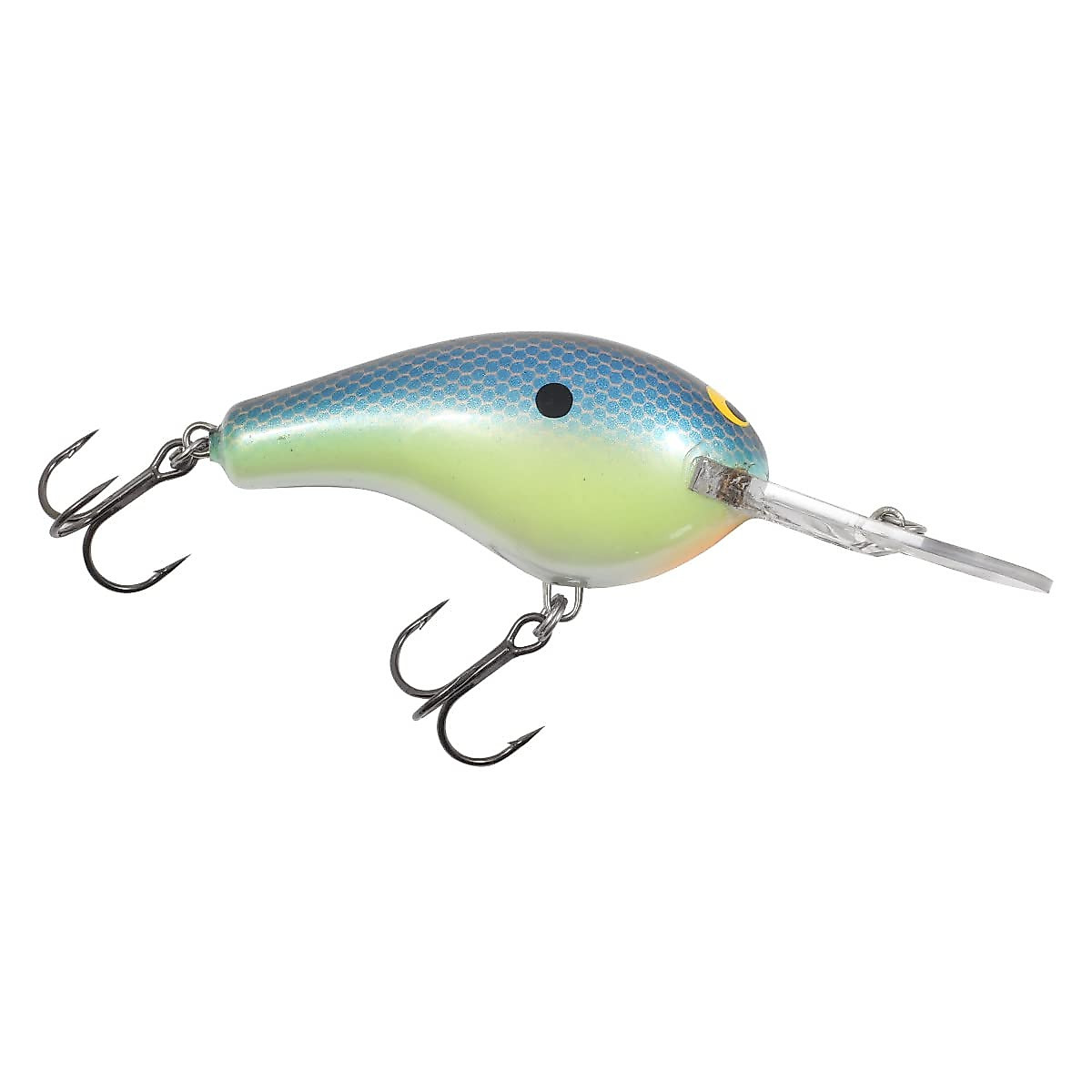 Bagley Baits DB1-BCSD Diving Balsa B1 2", 7/16 OZ Blue Chartreuse Shad
