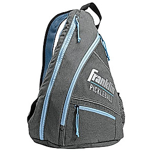 Franklin Sports Pickleball Bags - Pickleball Sling Bag Backpack for Gear + Equipment - Pickleball Bag for Men + Women - Holds Paddles, Pickleballs + Accessories - Official US Open Pickleball Bag