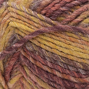 Bernat Symphony Autumn Maple Yarn - 2 Pack of 225g/8oz - Wool Blend - 5 Bulky - 309 Yards - Knitting/Crochet