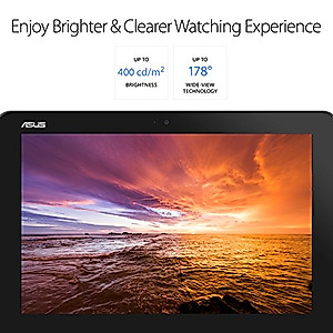 ASUS 10.1” Transformer Mini T103HA-D4-GR, 2 in 1 Touchscreen Laptop, Intel Quad-Core, 128GB SSD, Grey, pen and keyboard included