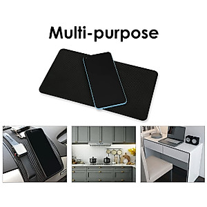 DS. DISTINCTIVE STYLE Car Dashboard Mat 10.5x5.9 Inches Extra Large Non-Slip Sticky Pad Anti Slip Mat Adhesive Mat for Phones, Glasses, Keys