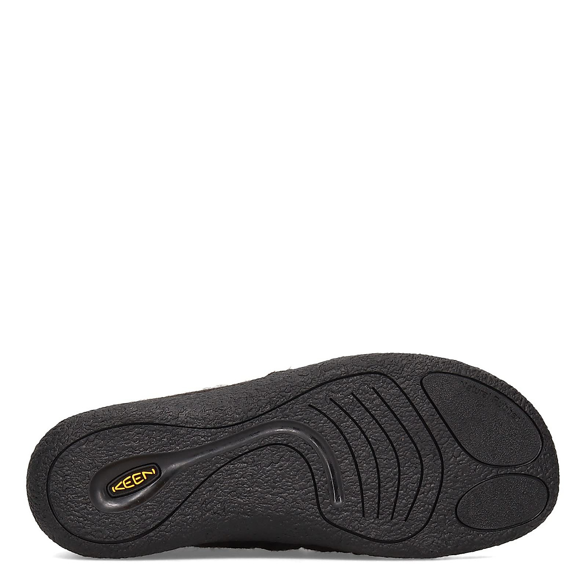 KEEN Men's Howser 2 Casual Comfortable Durable Slippers, Black Felt/Black, 12