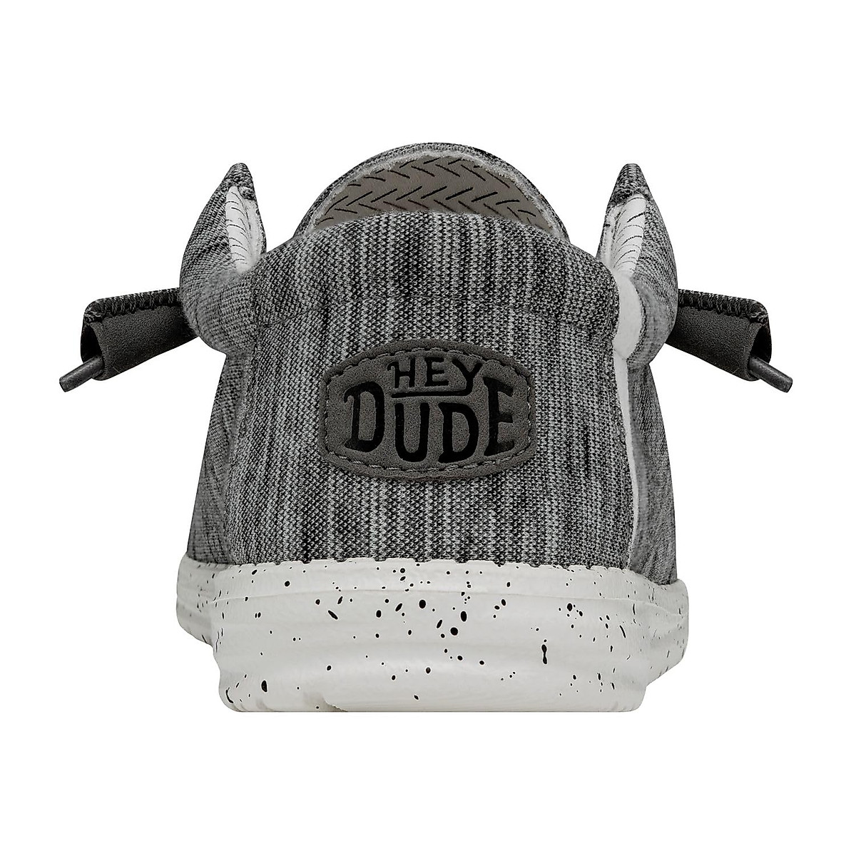 Hey Dude Men's Wally Stretch Stone White Size 10| Men's Loafers | Men's Slip On Shoes | Comfortable & Light-Weight