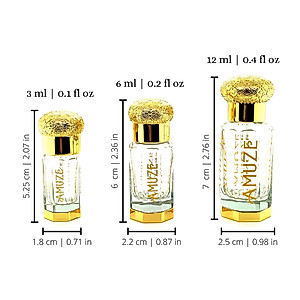 Superior Egyptian Musk, 6 ml | Premium Perfume Oil | Attar Oil | Alcohol-Free | Vegan & Cruelty-Free | by Amuze Fragrance