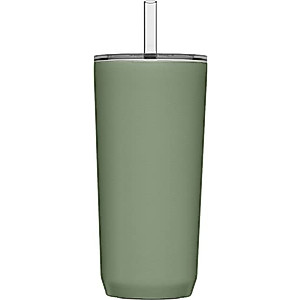CamelBak Horizon 20 oz Straw Tumbler, Insulated Stainless Steel, Moss