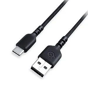 HUYUN Type-C USB-C Charging Data Cable Compatible for SteelSeries Aerox 3 /Aerox 9/ Prime Wireless FPS Gaming Mouse/Esports Mini FPS Gaming Mouse (USB-C Charging Cable)
