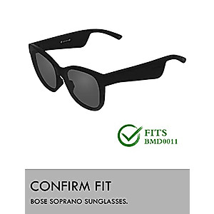 Raydi Polycarbonate Replacement Lenses for Bose Soprano BMD0011 Sunglasses - Ice Blue Mirror - Polarized