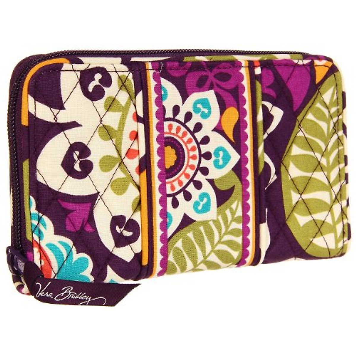 Vera Bradley Accordion Wallet Plum Crazy