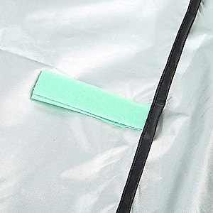 Ymiko Waterproof Porch Swing Top Cover Patio Swing Canopy Replacement Cover 75.2x47.2 in/191x120 cm