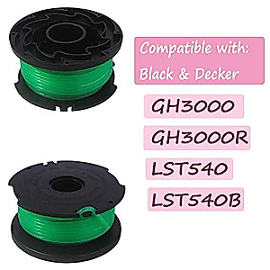 YWNYT SF-080 Replacement Spool for Black and Decker String Trimmer Spool Single Line 20ft 0.080" GH3000 LST540 GH3000R LST540B