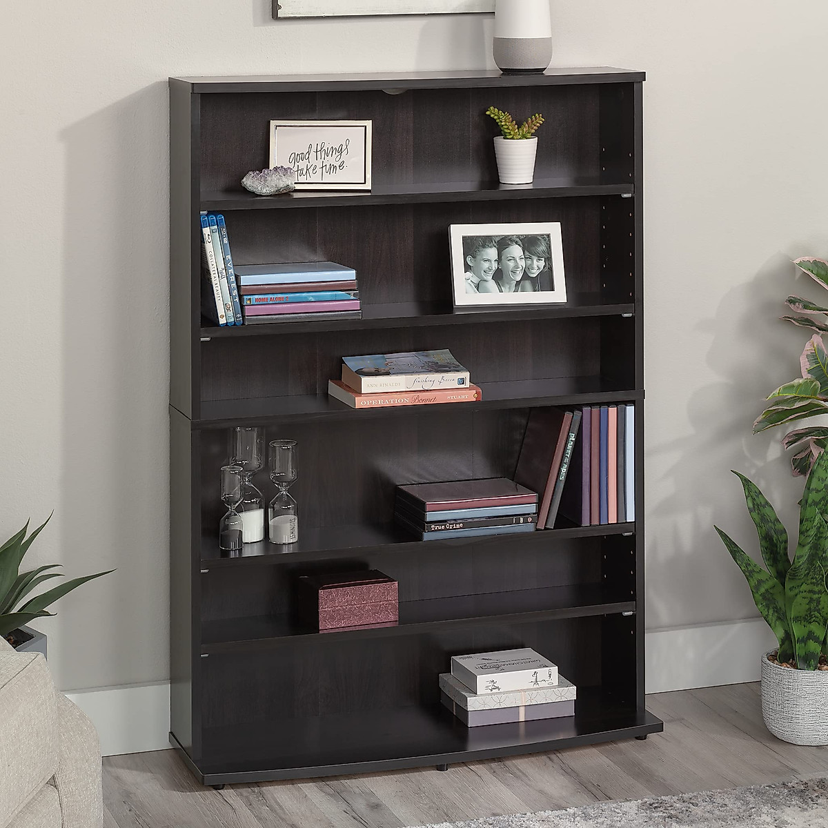 Sauder 413034 Beginnings Multimedia Storage Tower, Cinnamon Cherry