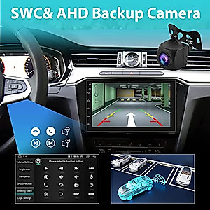2G+32G Double Din Android 11 Car Stereo with Wireless Apple Carplay Android Auto, Hikity 7 Inch Touch Screen Car Radio in Dash GPS Navigation HiFi WiFi FM RDS Bluetooth Car Audio Receiver