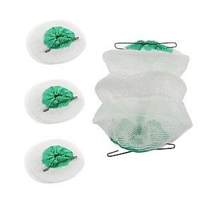 Meuey Lyot Gas Lamp Mantles 3 Layers Gas Lamp Mantles Propane Lantern Mantles and 2 Mounting Clips Gas Lamp Mantles Accordion-Shaped Mantles Lanterns-4PCS