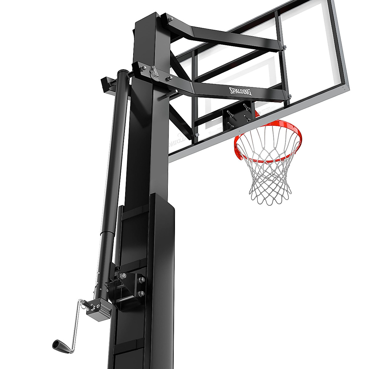 Spalding 888™" Series 60" Tempered Glass In-Ground Basketball Hoop